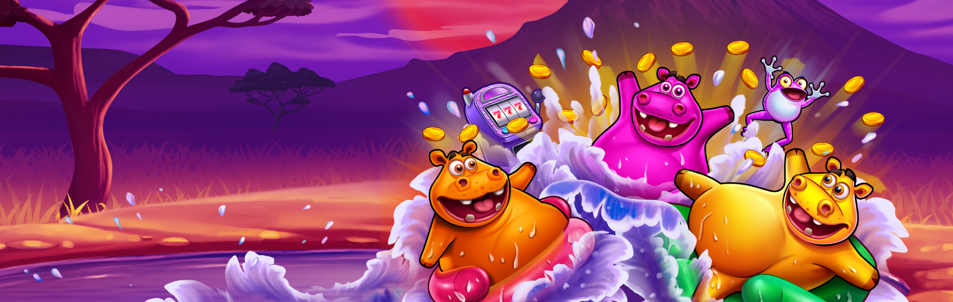 Three Lucky Hippos™ LockNWin – PearFiction Studios